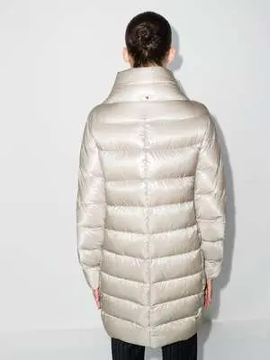 Herno Ultralight Quilted Coat - Neutrals
