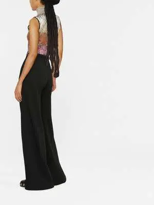 FORTE_FORTE Wide-leg Trousers - Black