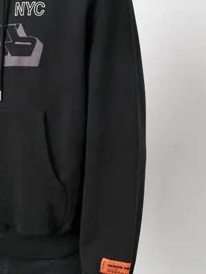 Heron Preston Graphic-print Jersey Hoodie