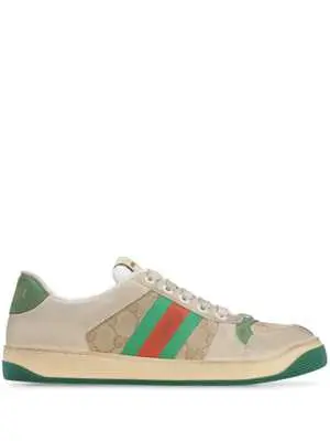 Gucci Screener Lace-up Sneakers - Neutrals