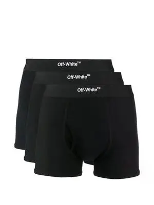Off-White Helvetica Boxer Shorts - Black