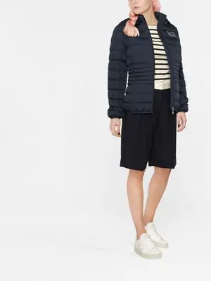 EA7 Logo-print Padded Jacket