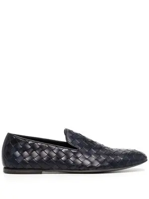 BARRETT Woven-leather Loafers