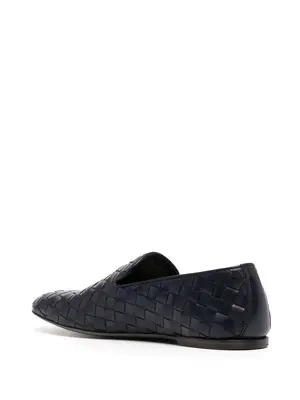 BARRETT Woven-leather Loafers