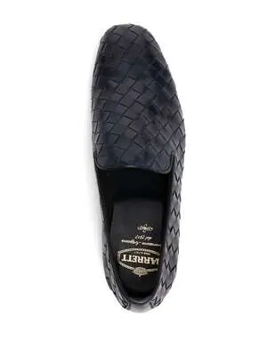 BARRETT Woven-leather Loafers