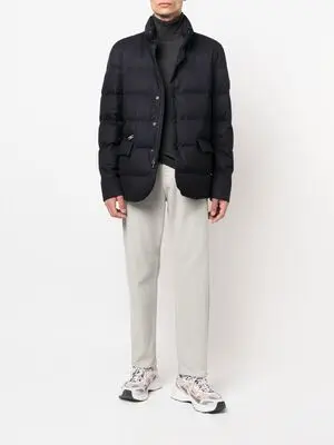 Woolrich Logo-patch Padded Coat