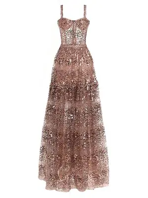 BRONX AND BRONCO Midnight Gold Gown - Gold