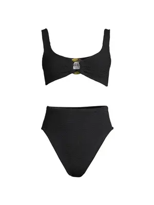 Hunza G Nadine Bikini Set - Black