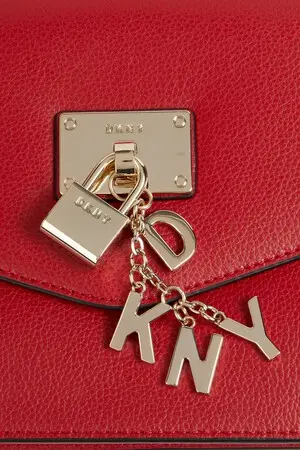 Dkny Elissa Large Embellished Leather Shoulder Bag