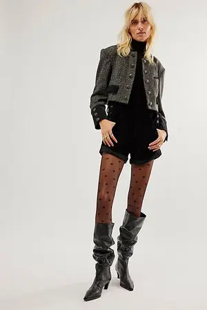 Free People We The Free Ziggy Cord Shortalls Black