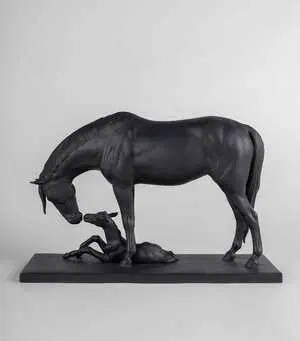 LLADRO Mare And Foal Figurine