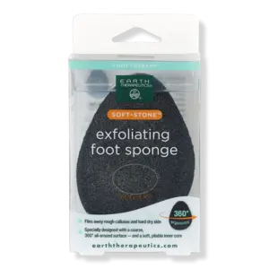 EARTH THERAPEUTICS Soft Stone Exfoliating Foot Sponge - One-color