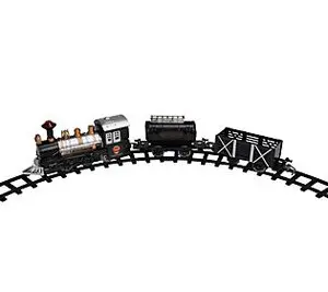 NORTHLIGHT 9 Black & Silver Animated Train Set Sound