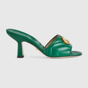 Gucci Double G Slide Sandal Leather