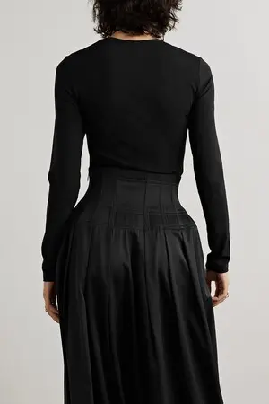 THE ROW Inverness Stretch-jersey Top