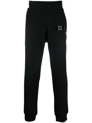 Moschino Slim-cut Track Pants - Black