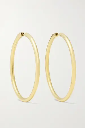 ANITA KO Large 18-karat Hoop Earrings - Gold