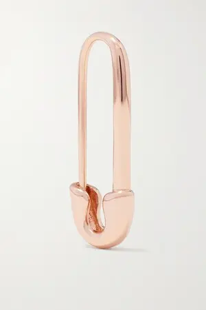 ANITA KO Anita Ko Safety Pin 18-karat Rose Gold Single Earring Rose Gold