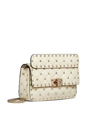 Valentino Garavani Rockstud Spike Shoulder Bag - Neutrals