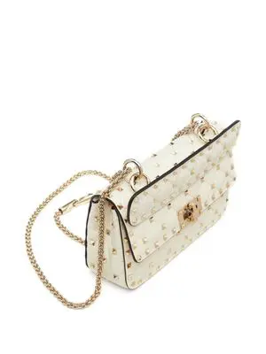 Valentino Garavani Rockstud Spike Shoulder Bag - Neutrals
