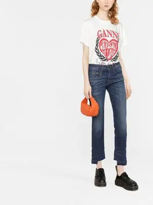 R13 Mid-rise Cropped Jeans