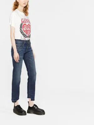 R13 Mid-rise Cropped Jeans