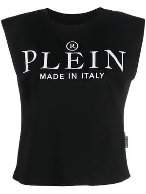 Philipp Plein Logo-print Tank Top - Black