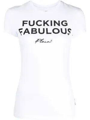 Philipp Plein Logo-print Cotton T-shirt - White