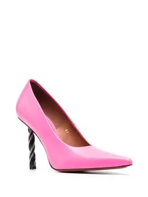 Vetements Drill-heel Leather Pumps