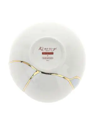 SELETTI Crack Detail Bowl - White