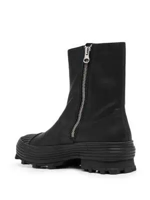 Camper Leather Ankle Boots - Black