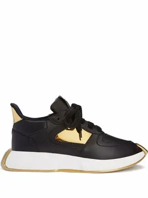 GIUSEPPE ZANOTTI Ferox Panelled Sneakers - Black