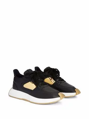 GIUSEPPE ZANOTTI Ferox Panelled Sneakers - Black