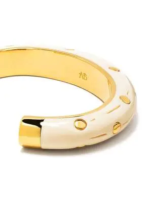 AURÉLIE BIDERMANN Stud-embellished Open-back Bangle