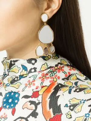 AURÉLIE BIDERMANN Mirror Drop Earrings - Gold