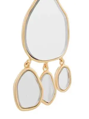 AURÉLIE BIDERMANN Mirror Drop Earrings - Gold