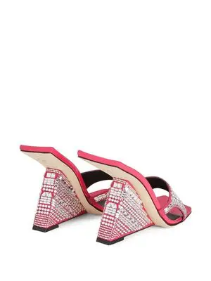 GIUSEPPE ZANOTTI 105mm Shine Wedge Sandals