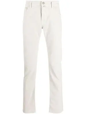 Jacob Cohen Corduroy Straight-leg Jeans - Neutrals