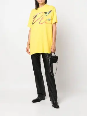 Philipp Plein Ss Signature T-shirt - Yellow