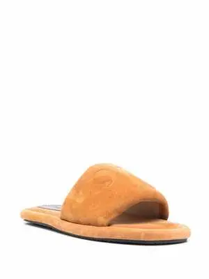 Nanushka Logo-embossed Leather Sandals
