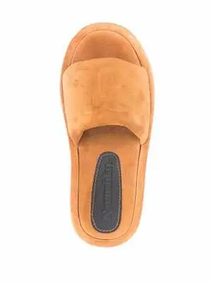 Nanushka Logo-embossed Leather Sandals