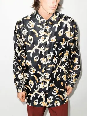 Nanushka Bodil Long-sleeved Shirt - Black