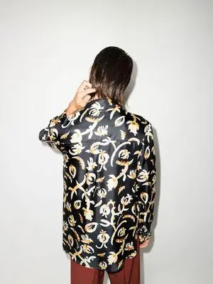 Nanushka Bodil Long-sleeved Shirt - Black