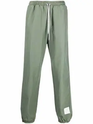 Thom Browne Logo-patch Track Pants - Green