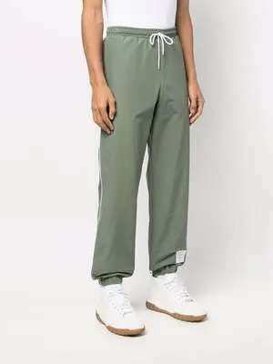 Thom Browne Logo-patch Track Pants - Green