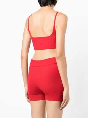 Cashmere In Love Alessi Cashmere-blend Bralette - Red
