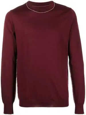 MAISON MARGIELA Work-in-progress Wool Sweater - Red