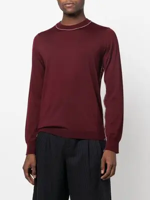 MAISON MARGIELA Work-in-progress Wool Sweater - Red