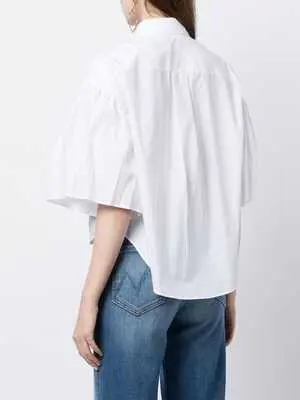 Red Valentino Pleated-sleeve Detail Shirt