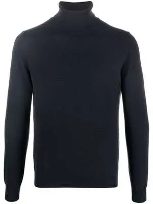 Corneliani Long-sleeve Roll-neck Jumper - Blue